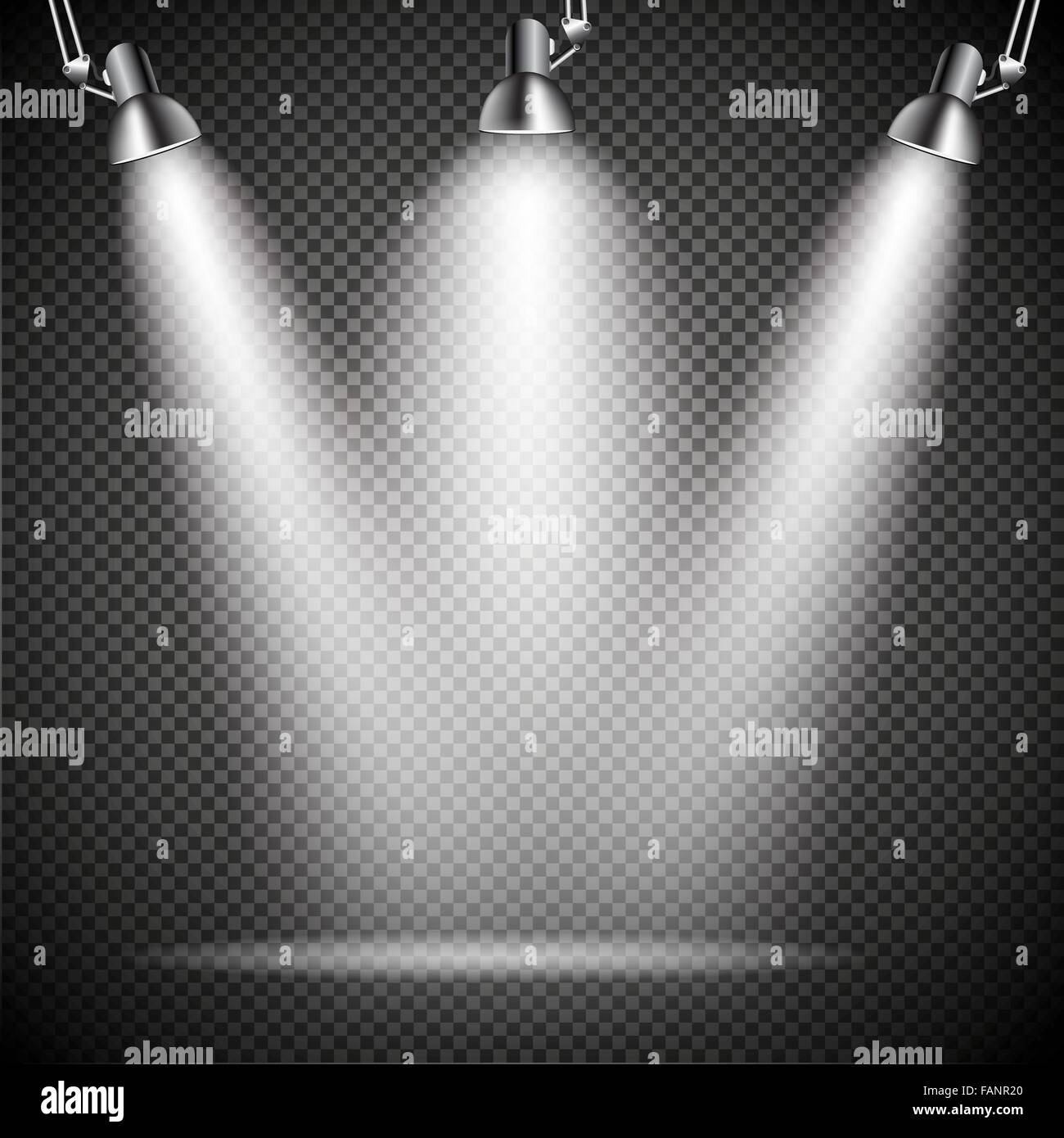 Bright with Lighting Spotlights Lamp Stock Vector Image & Art - Alamy