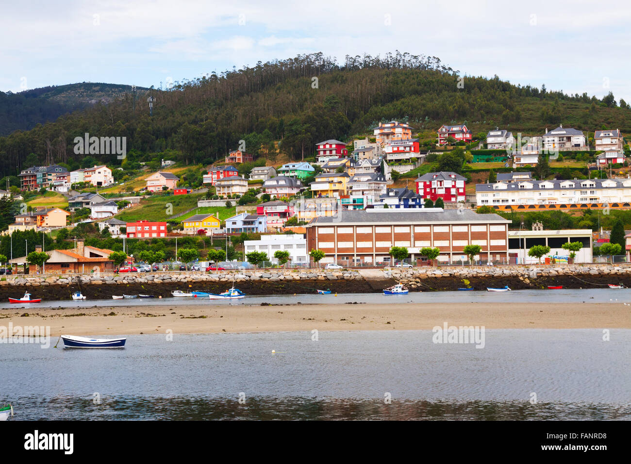 View of Viveiro with river. Lugo, Galicia Stock Photo - Alamy