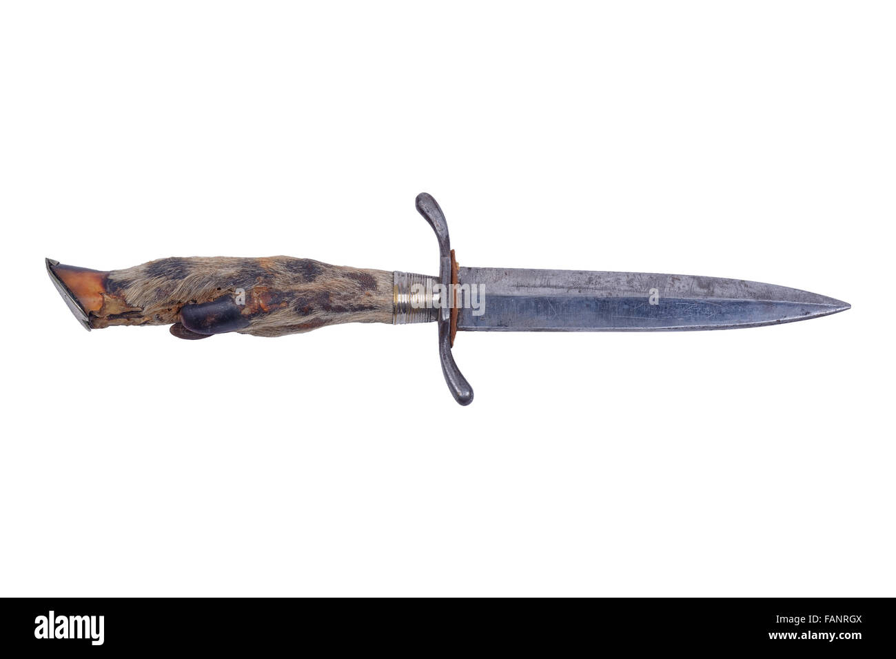 Old dagger isolated on a white background Stock Photo - Alamy