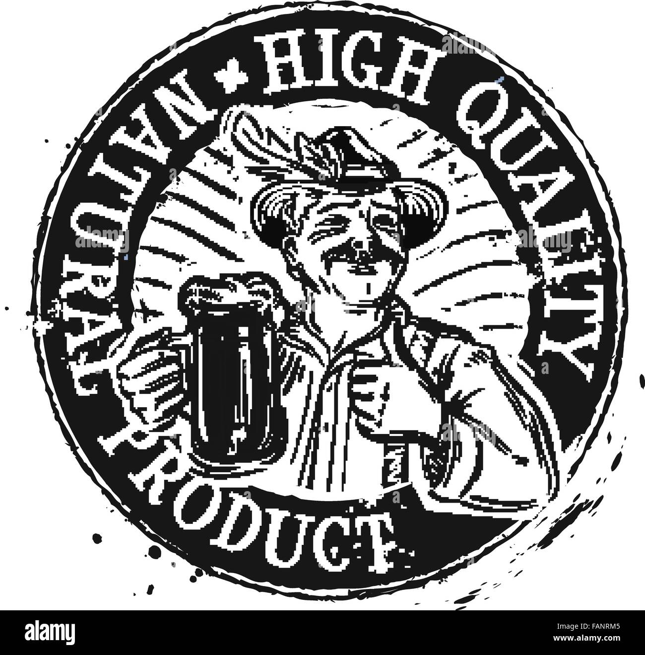 beer. stamp. vector illustration Stock Vector Image & Art - Alamy