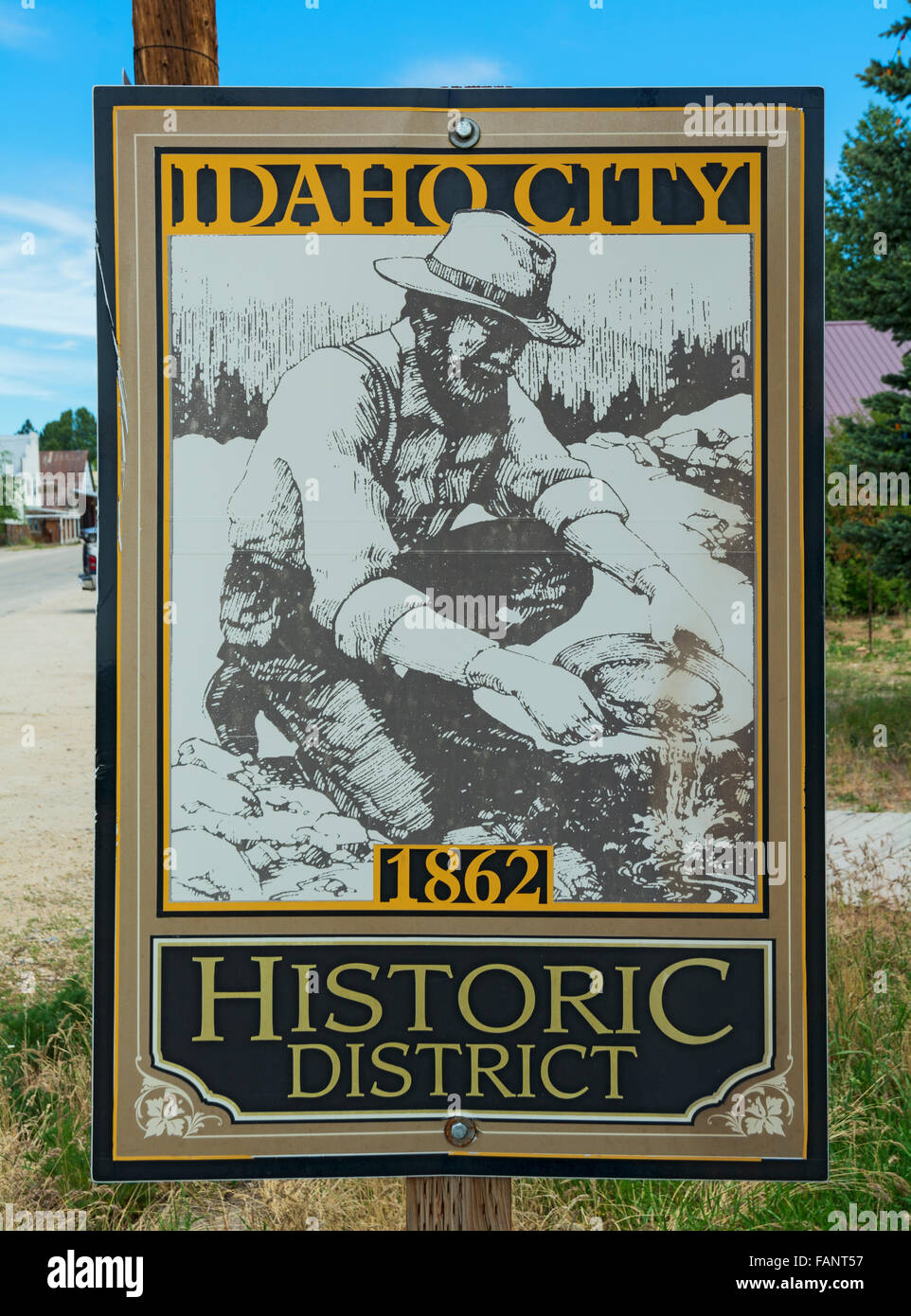 Historic district sign hi-res stock photography and images - Alamy