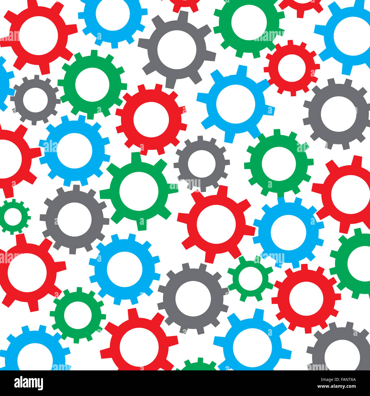Cog wheel seamless color pattern. Gear engine industrial machine ...