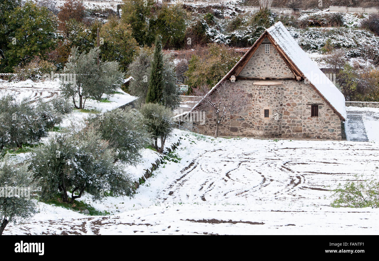 Ancient Christian church of Panagia Podithou at the village of Galata ...