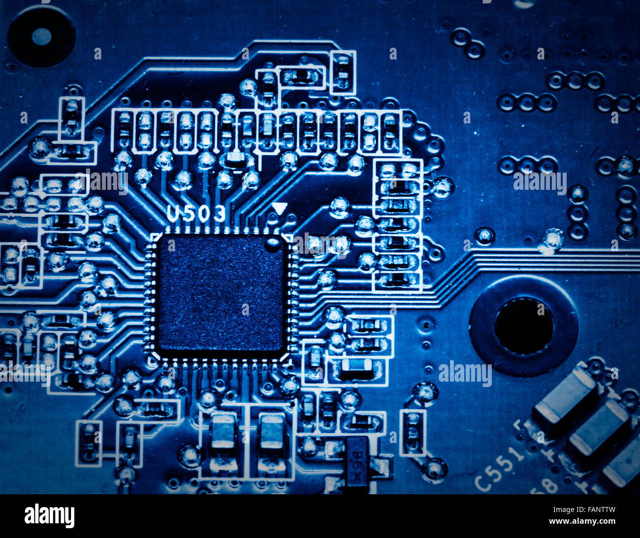 Close up of circuit board hi-res stock photography and images - Alamy