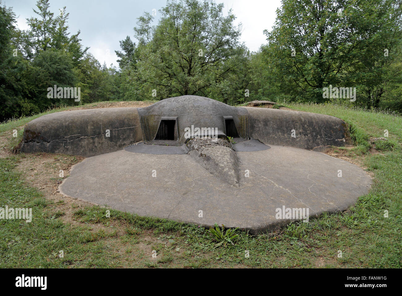 An intimidating Pamart pillbox, one of three around Fort Souville, near ...
