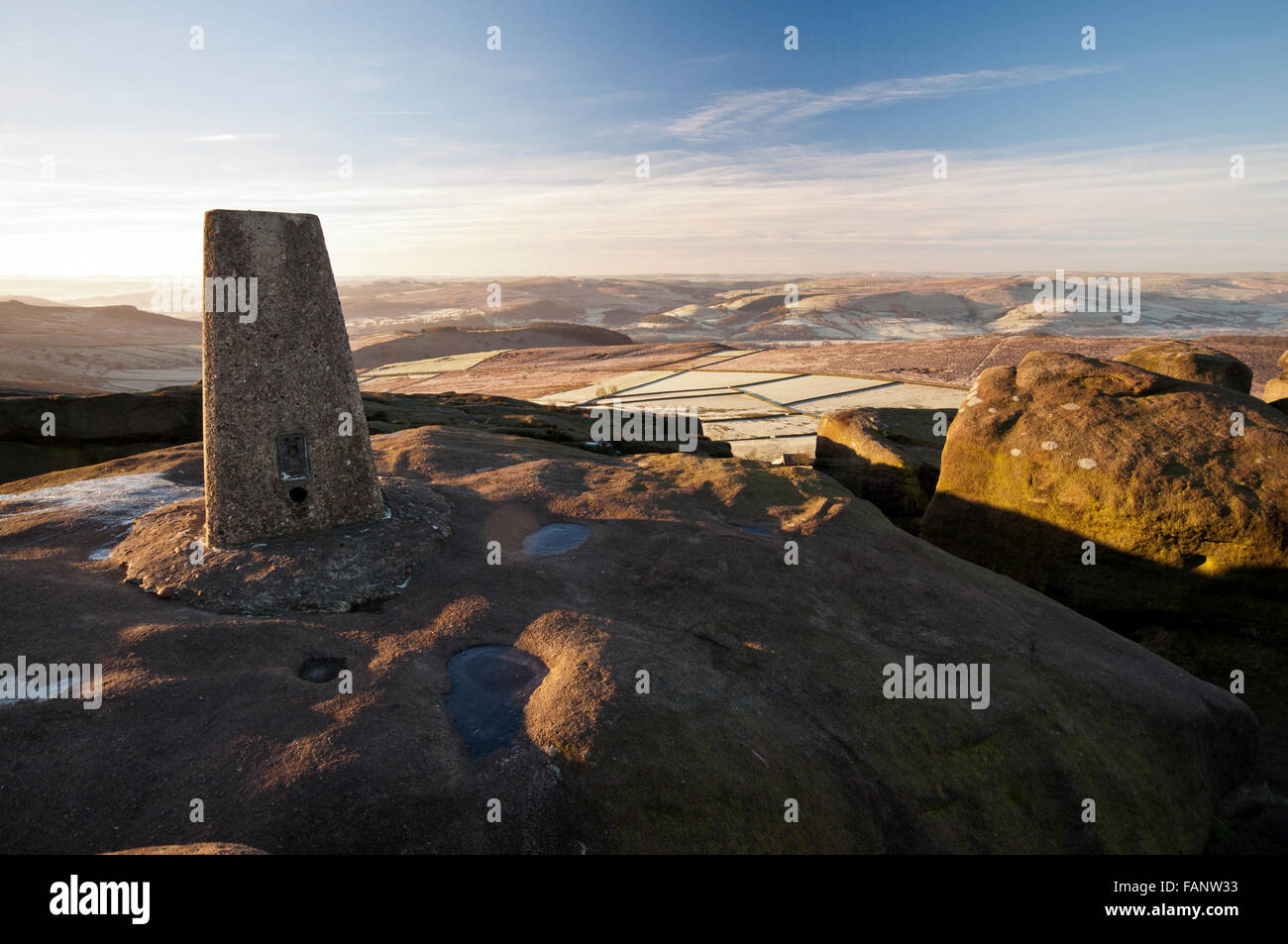 Trig Pillar Mountains High Resolution Stock Photography and Images - Alamy