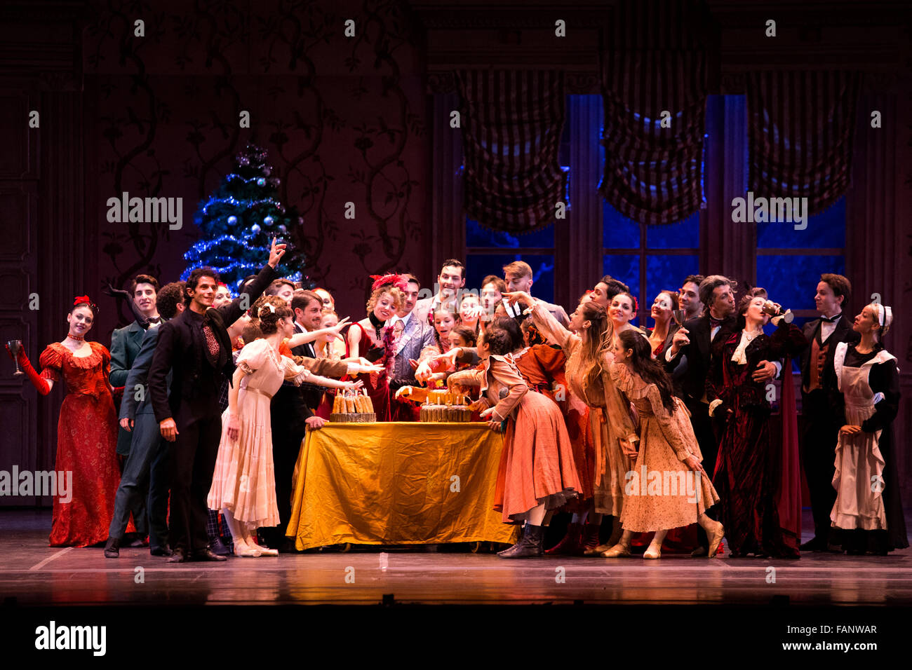 Naples, Italy. 29th Dec, 2015. Ballet corp in Teatro San Carlo of ...