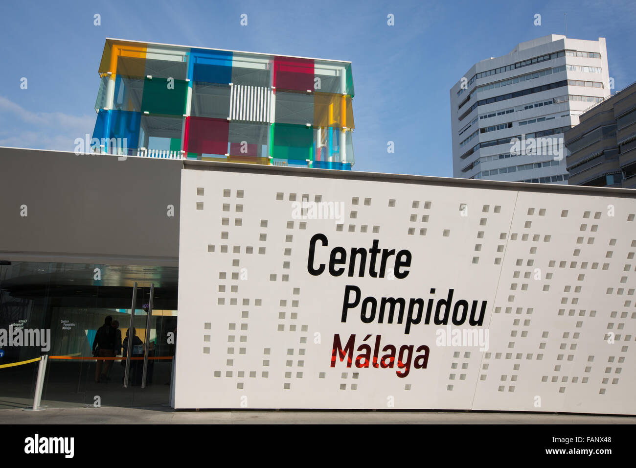 Centre Pompidou Malaga art gallery and museum on the Muelle Uno ...