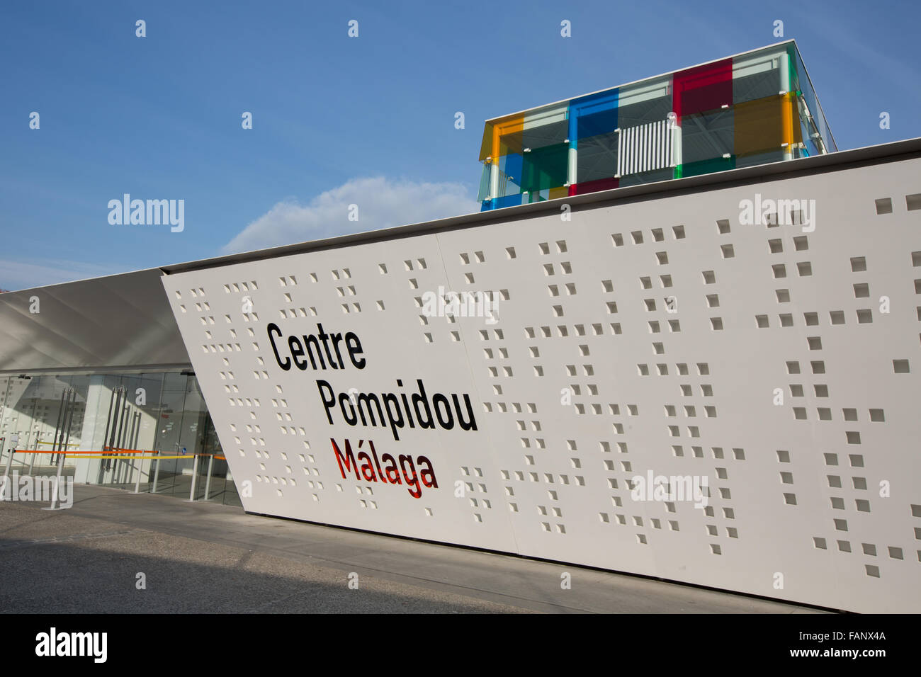 Centre Pompidou Malaga art gallery and museum on the Muelle Uno ...
