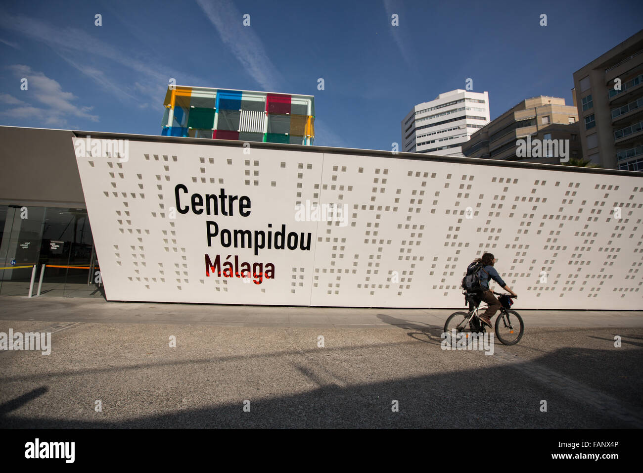 Centre Pompidou Malaga art gallery and museum on the Muelle Uno ...