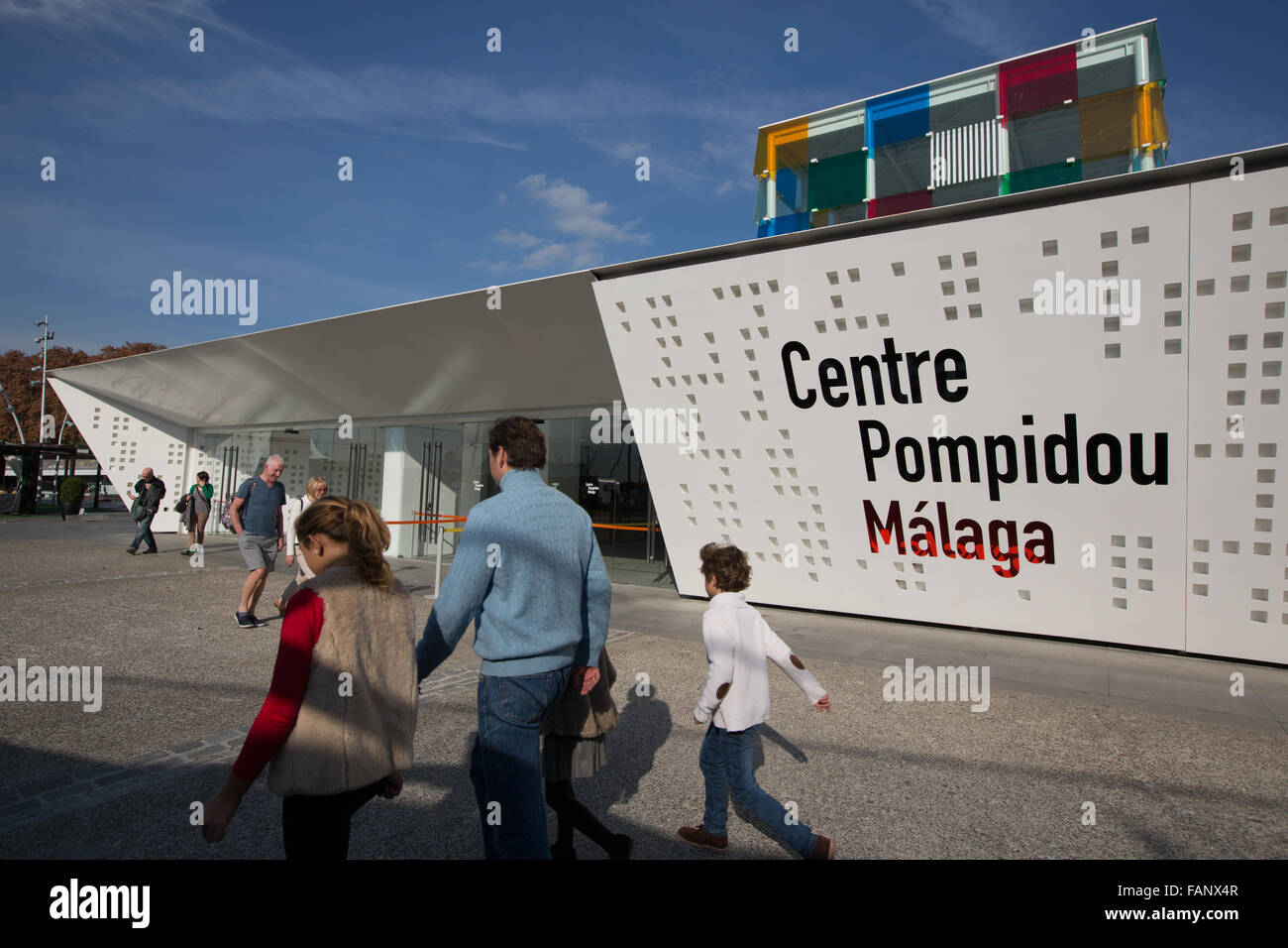 Centre Pompidou Malaga art gallery and museum on the Muelle Uno ...