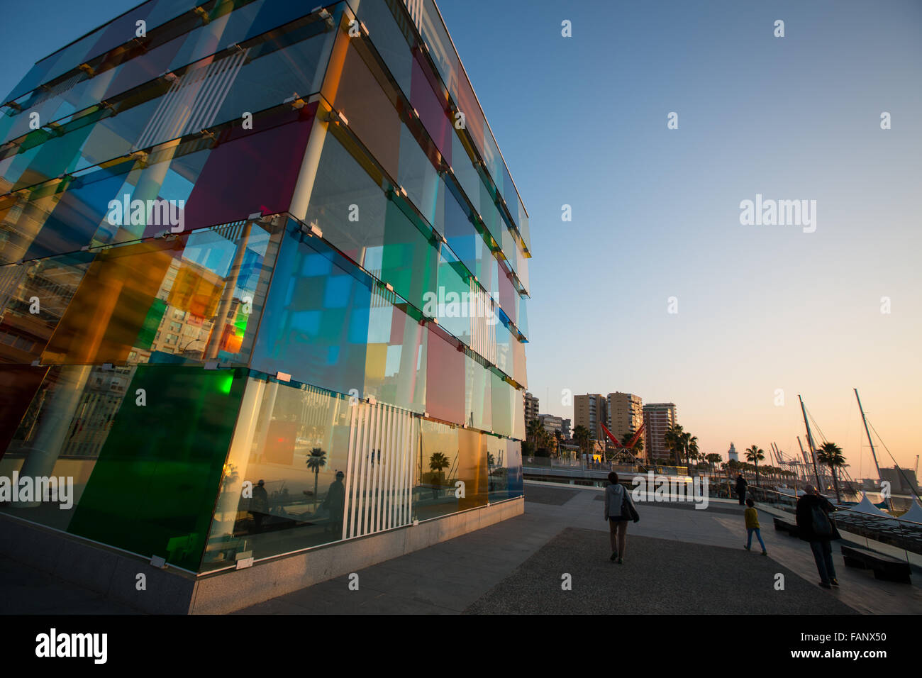 Centre Pompidou Malaga art gallery and museum on the Muelle Uno ...