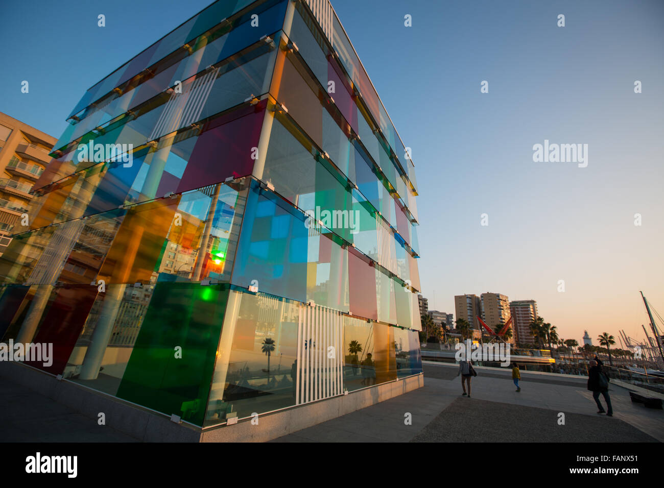 Centre Pompidou Malaga art gallery and museum on the Muelle Uno ...