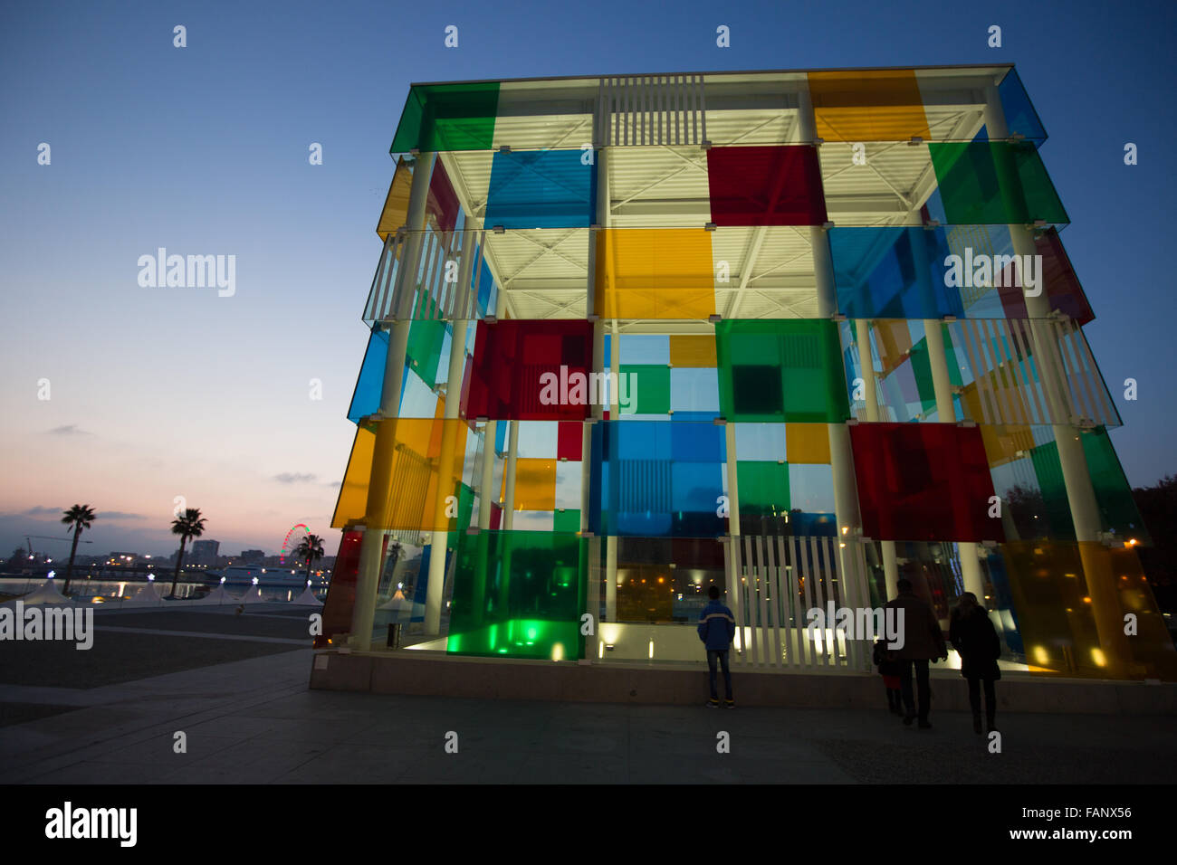 Centre Pompidou Malaga art gallery and museum on the Muelle Uno ...