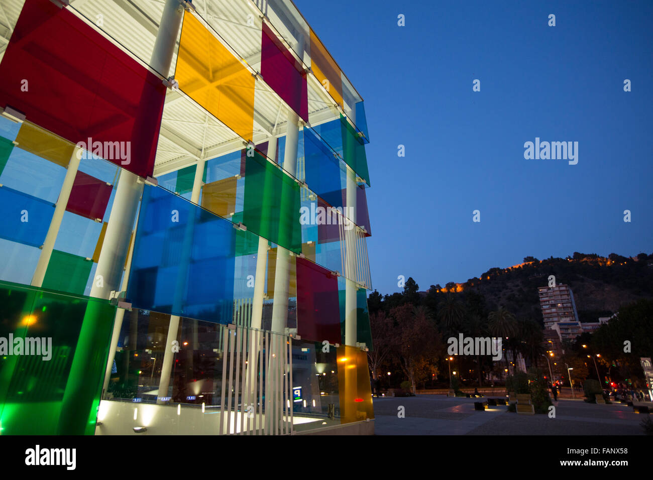 Centre Pompidou Malaga art gallery and museum on the Muelle Uno ...