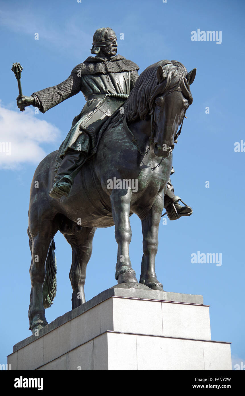 National Monument, Vítkov hill Prague & Jan Žižka Stock Photo - Alamy