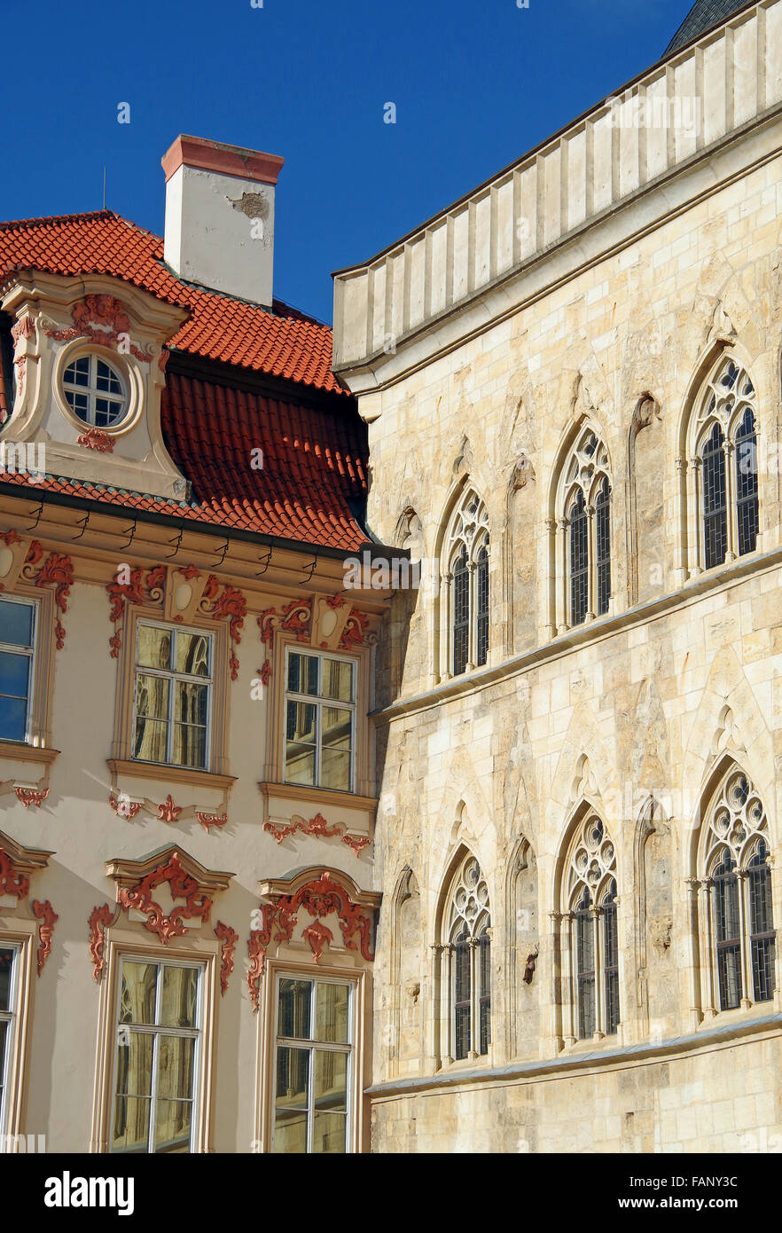 Prague, Czech Republic, buildings, Old Town Square Stock Photo - Alamy
