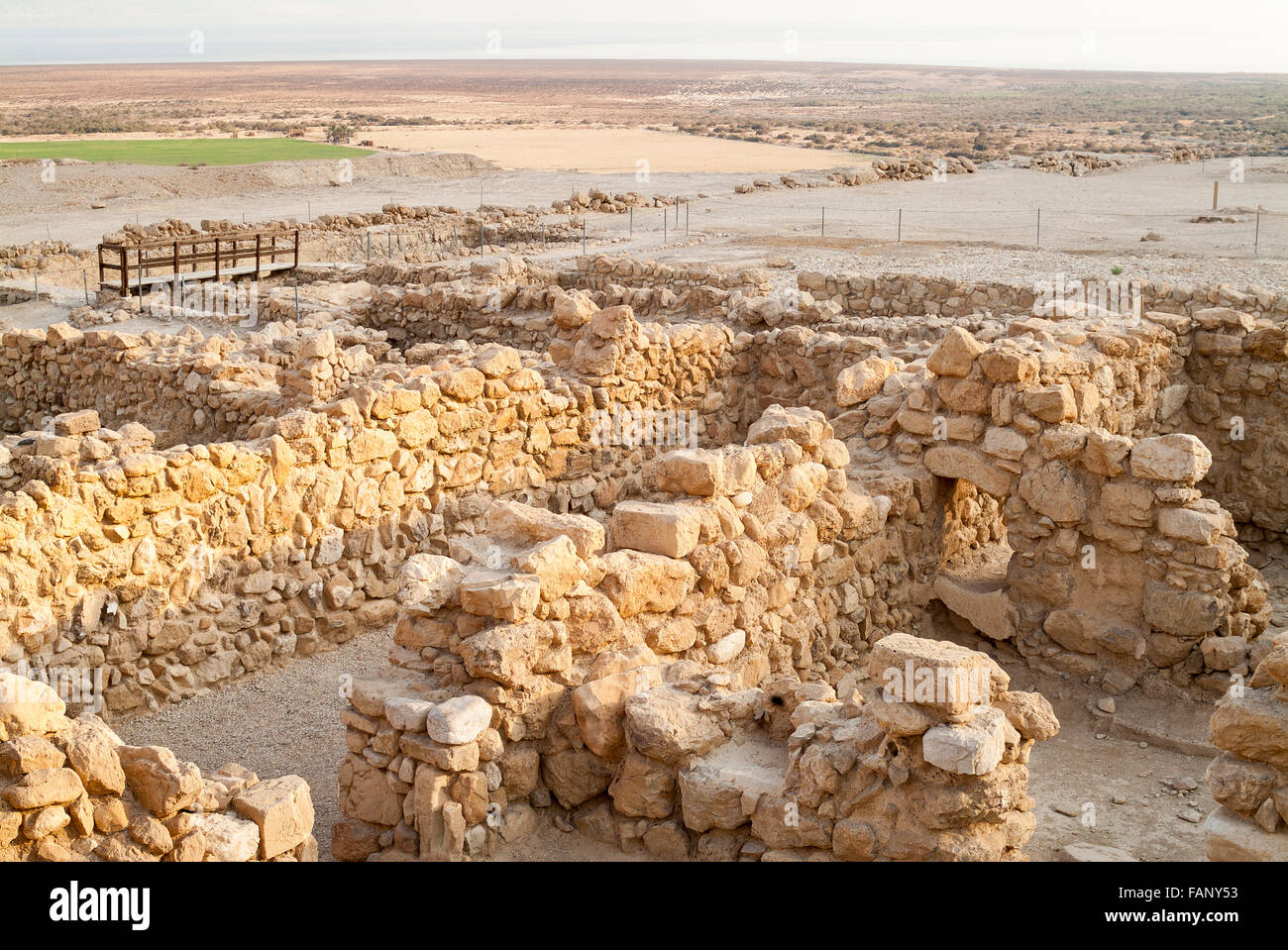 Excavation site of the Dead Sea Scrolls, Qumran writings, Israel Stock ...