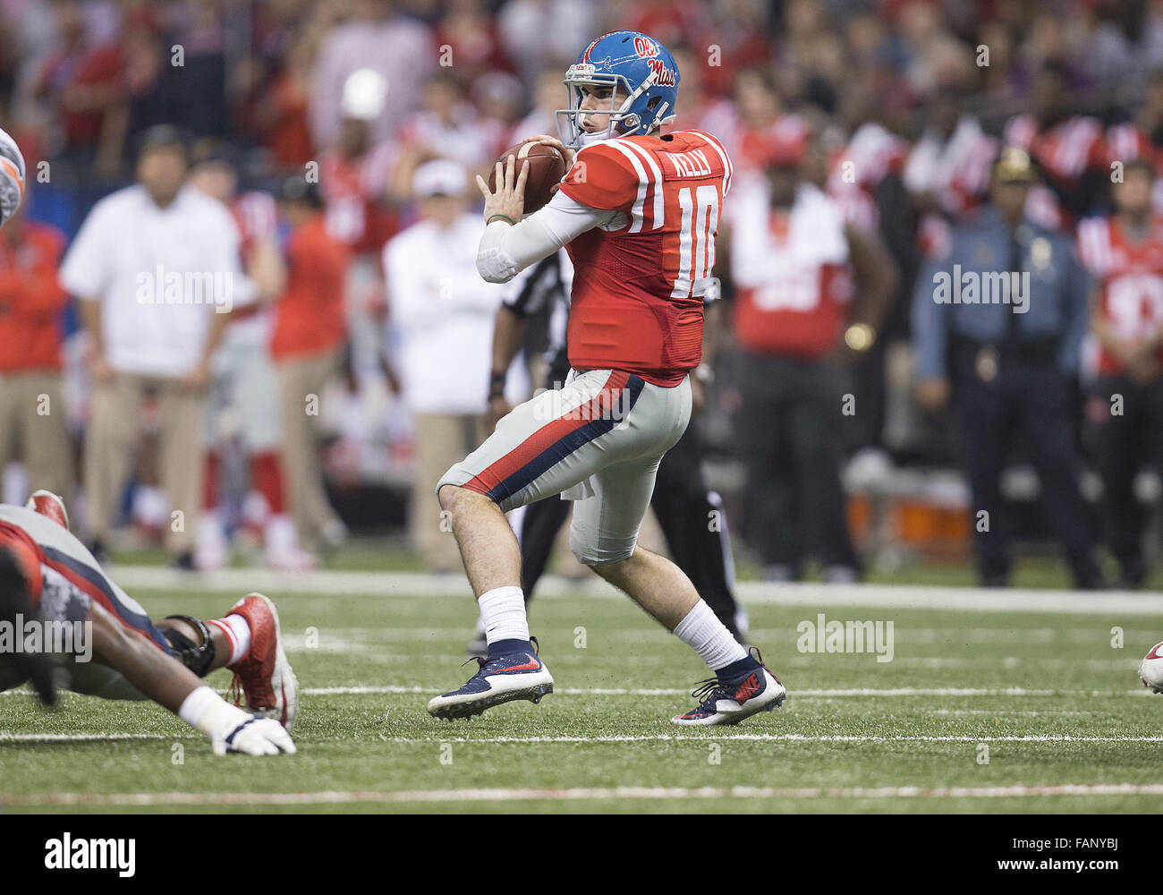 New Orleans, Louisiana, USA. 01st Jan, 2016. Ole Miss quarterback Chad ...