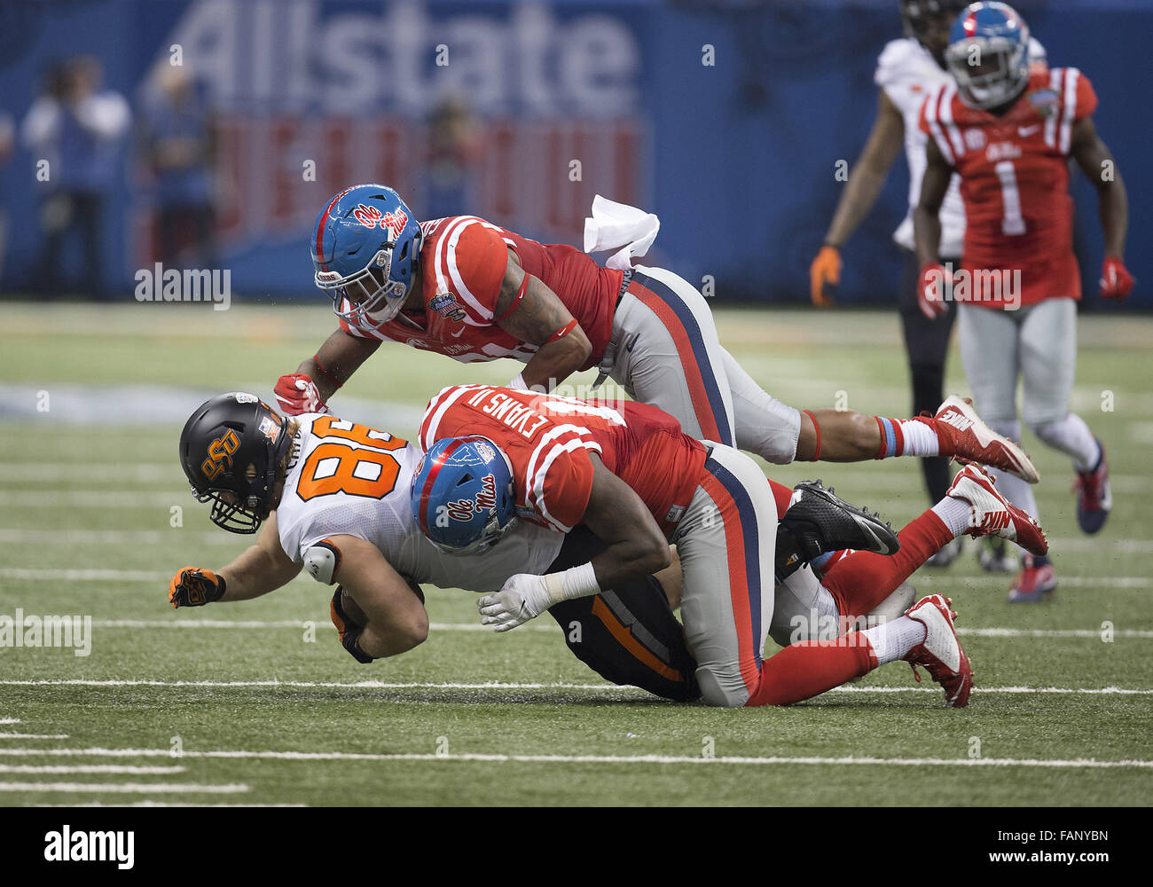 New Orleans, Louisiana, USA. 01st Jan, 2016. Oklahoma State tight end ...