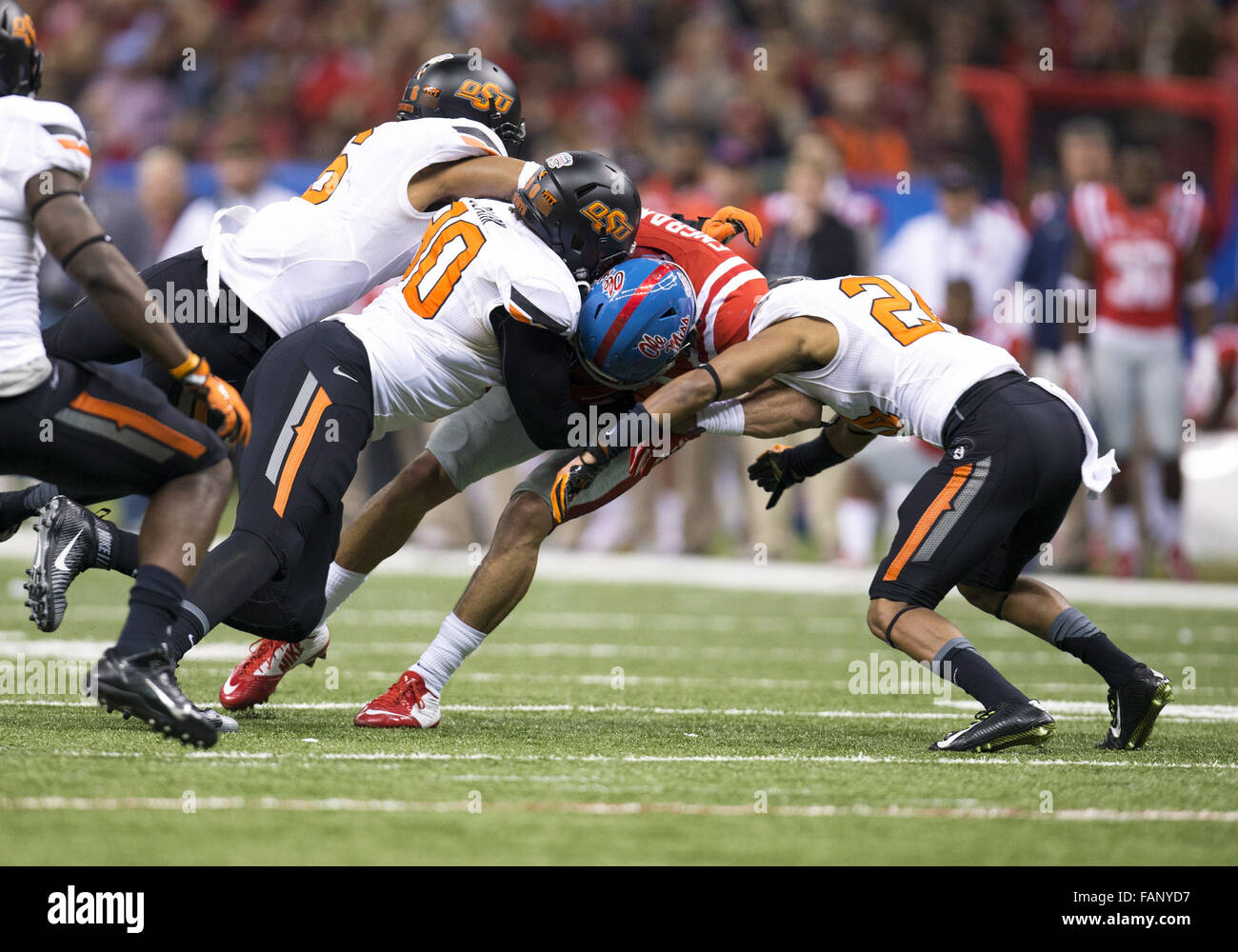 New Orleans, Louisiana, USA. 01st Jan, 2016. Ole Miss tight end Evan ...