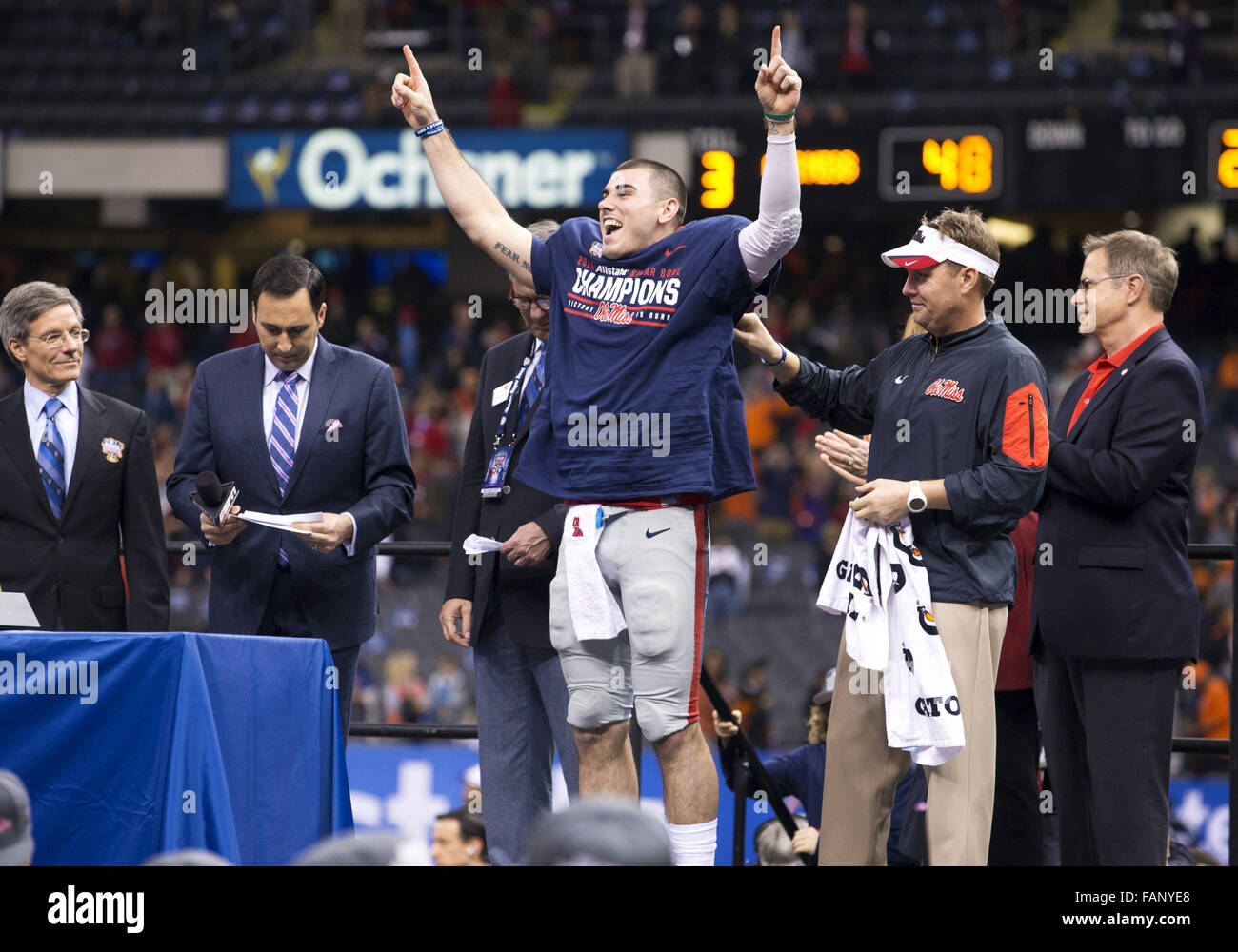New Orleans, Louisiana, USA. 01st Jan, 2016. Ole Miss quarterback Chad ...