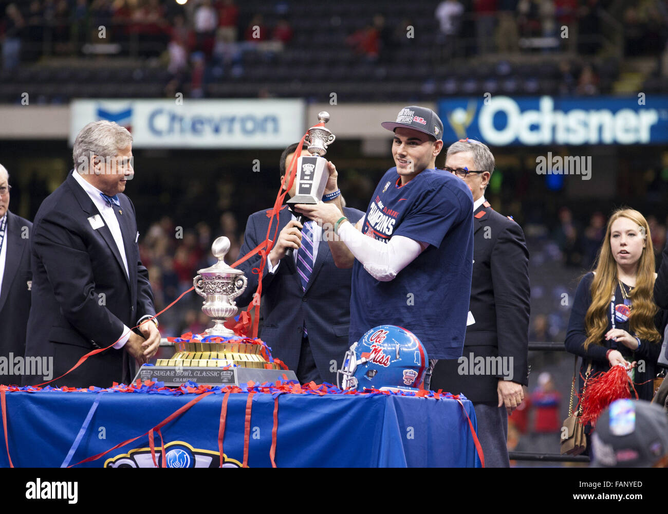 New Orleans, Louisiana, USA. 01st Jan, 2016. Ole Miss quarterback Chad ...