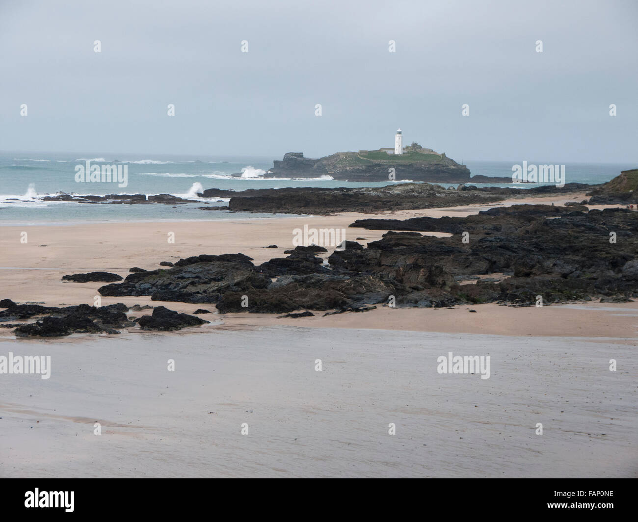 Godrevy lighthouse, St Ives bay, Cornwall Stock Photo - Alamy