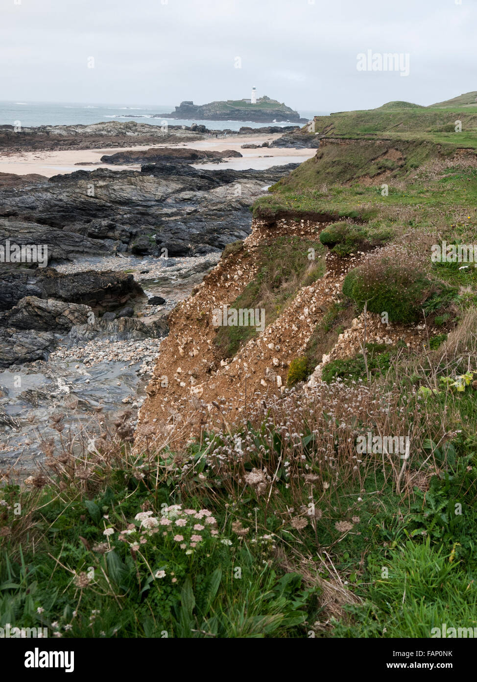 Godrevy lighthouse, St Ives bay, Cornwall Stock Photo - Alamy
