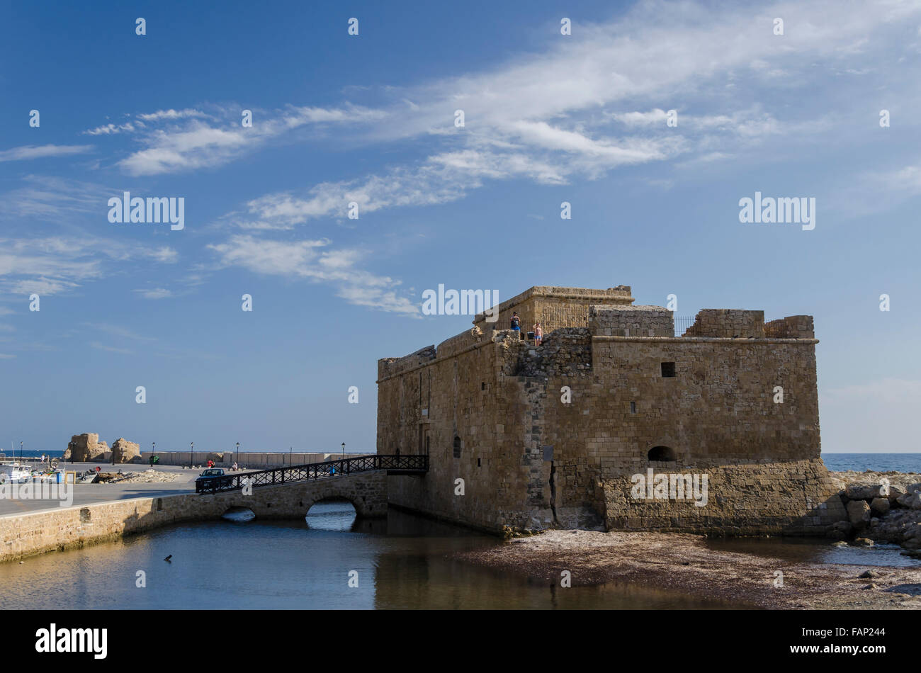 Paphos fortress hi-res stock photography and images - Alamy