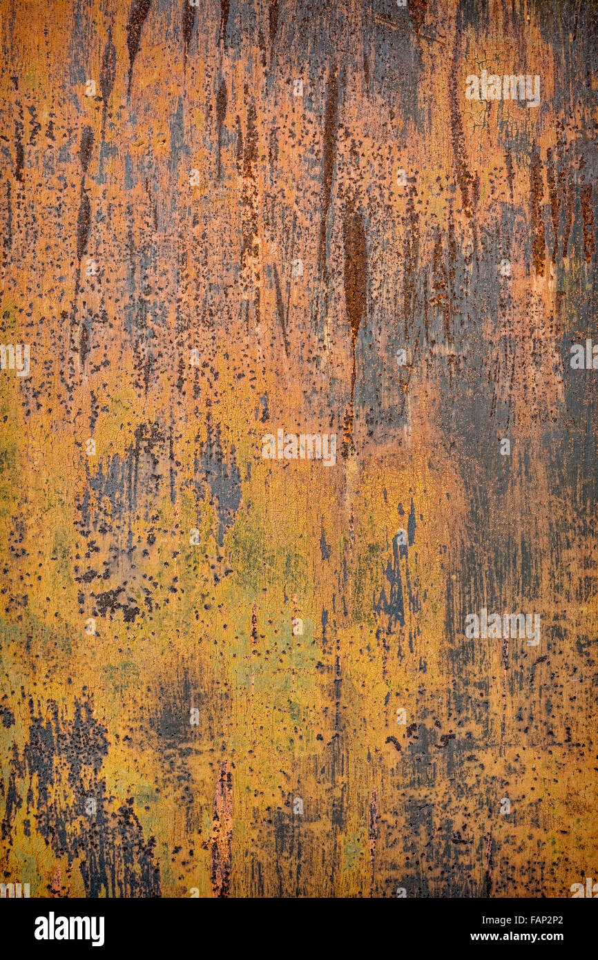 Full frame take of a rusty metal surface texture Stock Photo - Alamy