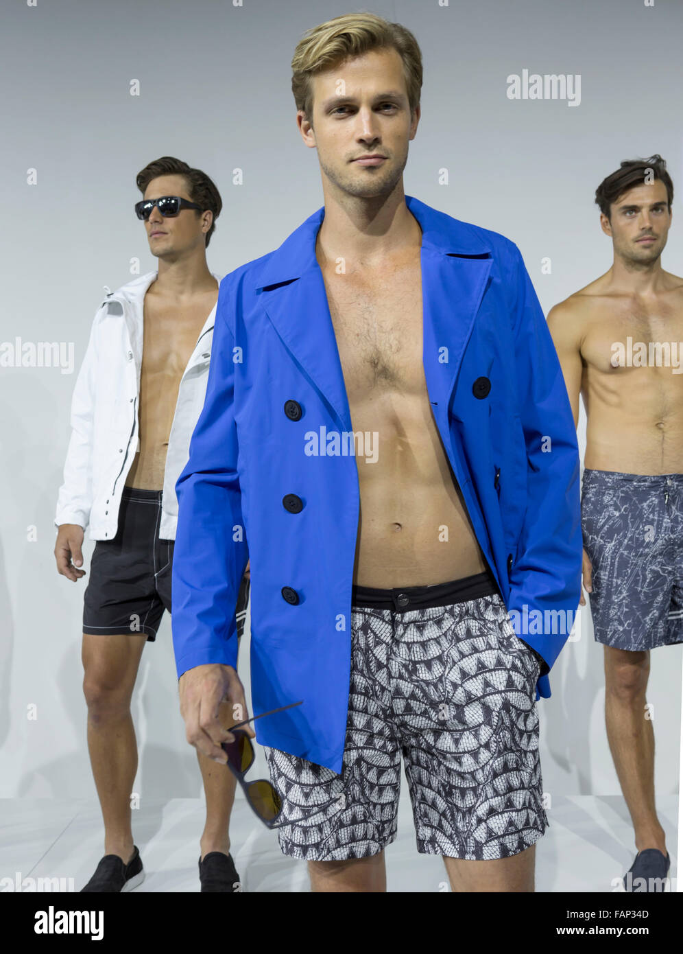 NEW YORK, NY - JULY 15, 2015: Scott Walhovd poses at the Nautica ...