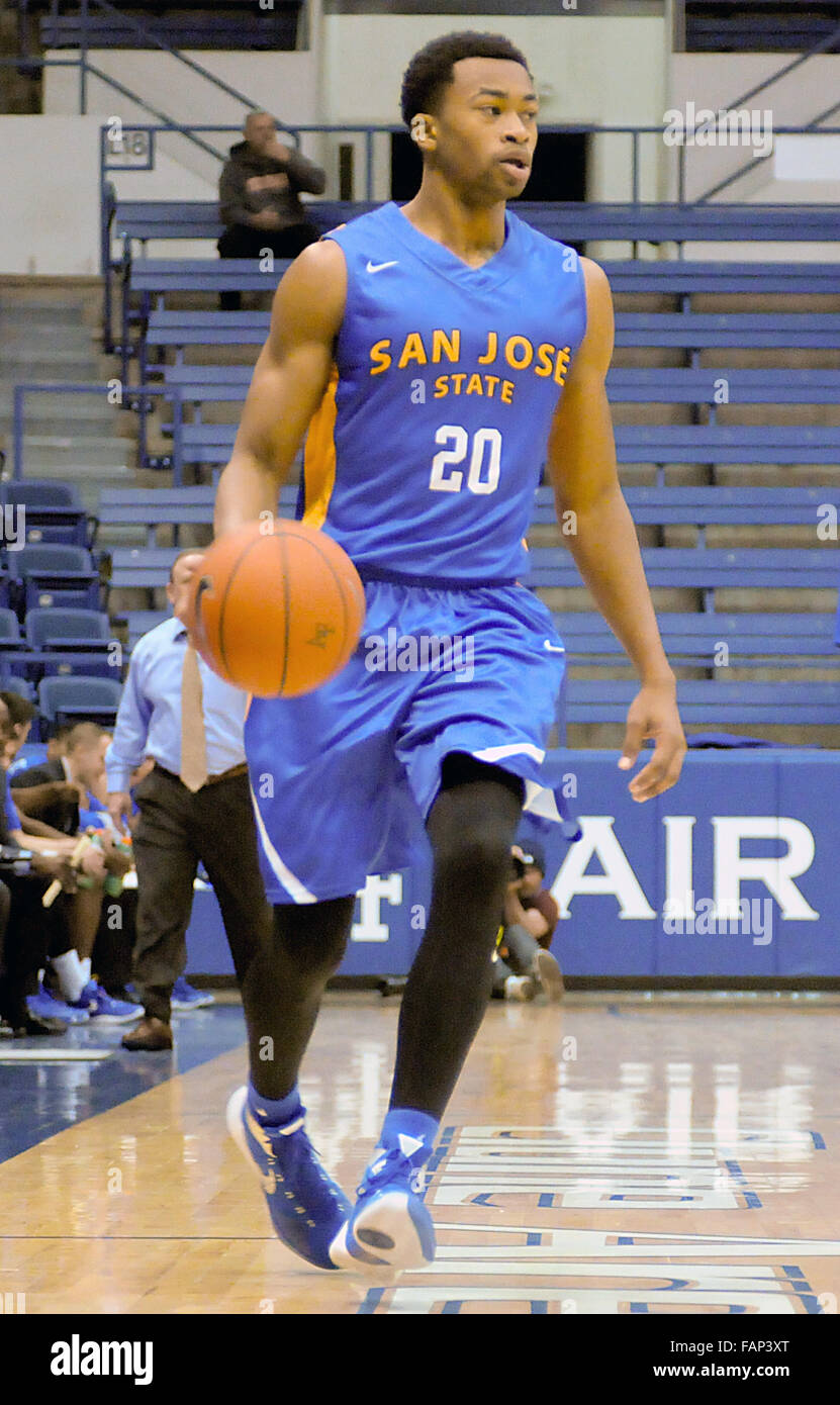 Colorado Springs, Colorado, USA. 2nd Jan, 2016. San Jose State guard ...