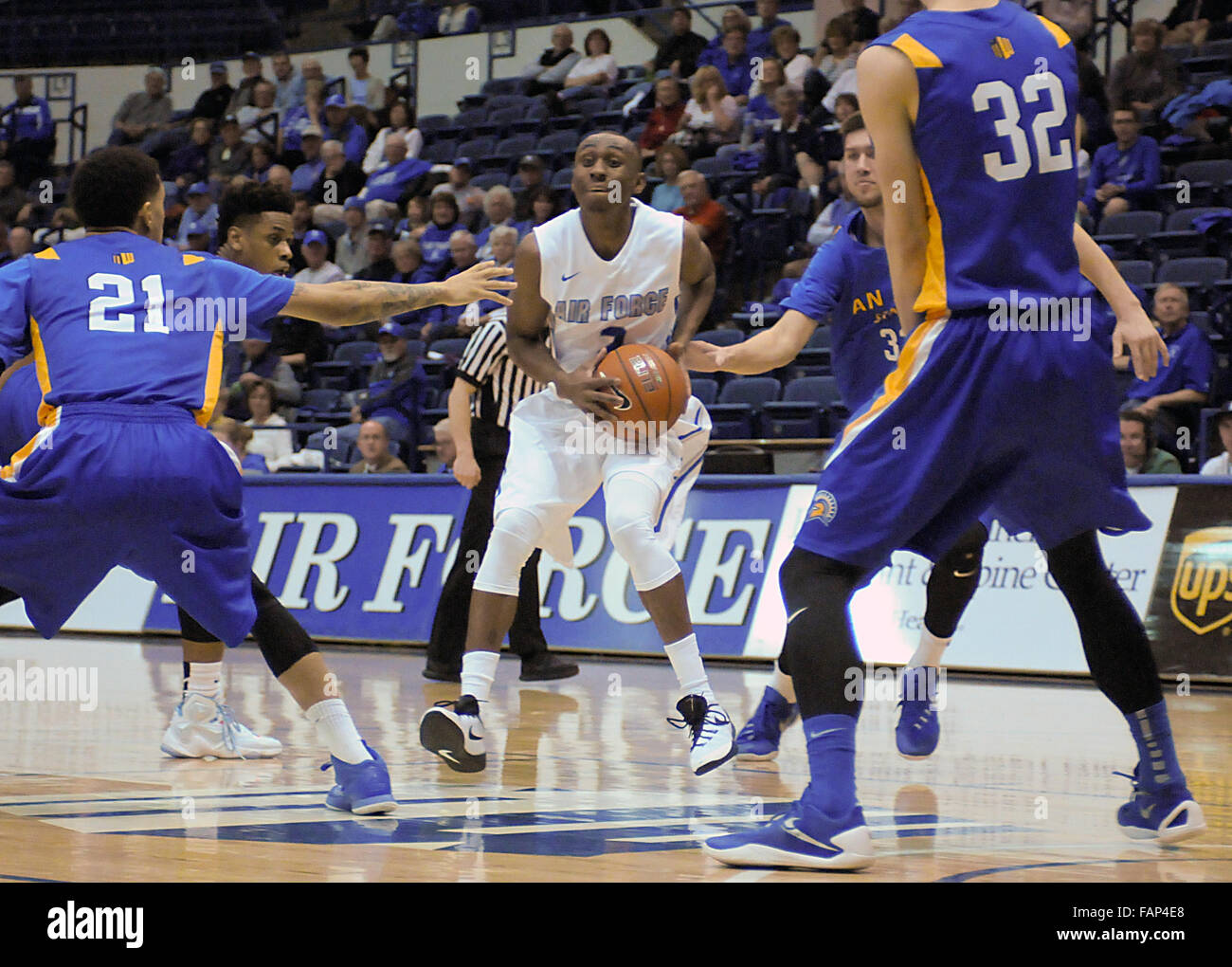 Colorado Springs, Colorado, USA. 2nd Jan, 2016. Air Force guard, C.J ...