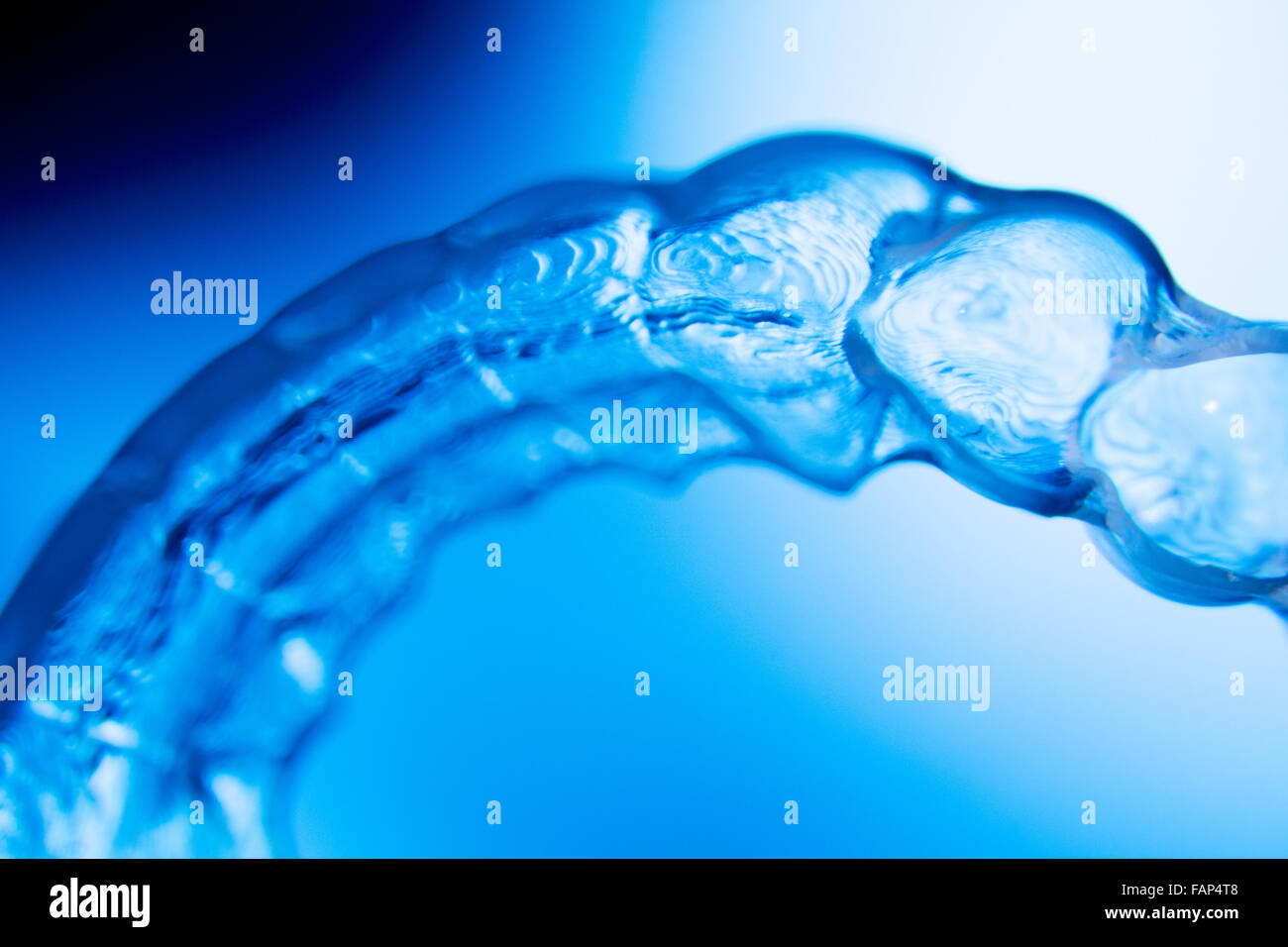 Invisible dental aligners modern tooth brackets transparent teeth ...