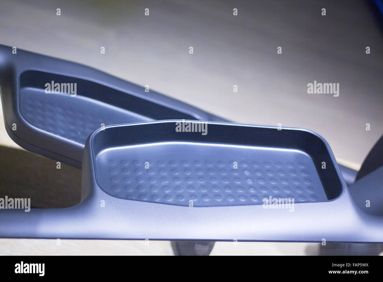 Gym fitness equipment exercise step and cross country ski machine photo ...