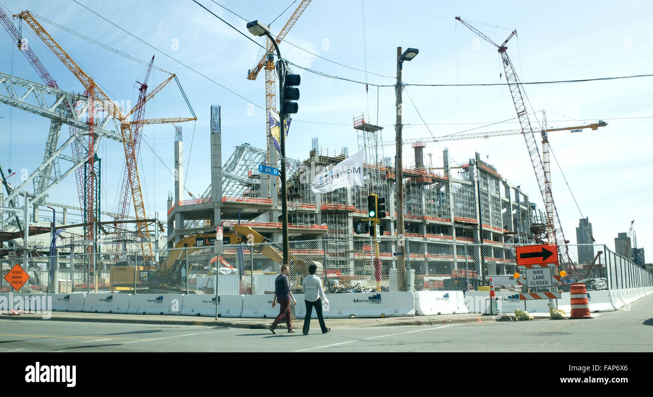 U s bank stadium hi-res stock photography and images - Alamy
