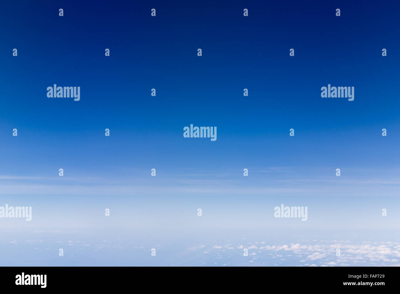 Clear blue sky scene with gradient background Stock Photo - Alamy