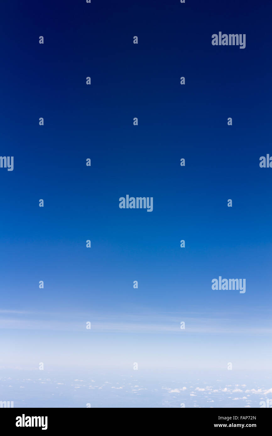 Clear blue sky scene with gradient background Stock Photo - Alamy