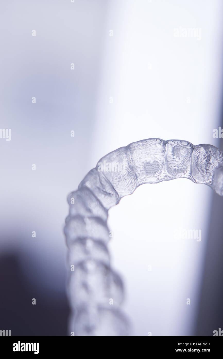 Invisible dental aligners modern tooth brackets transparent teeth ...