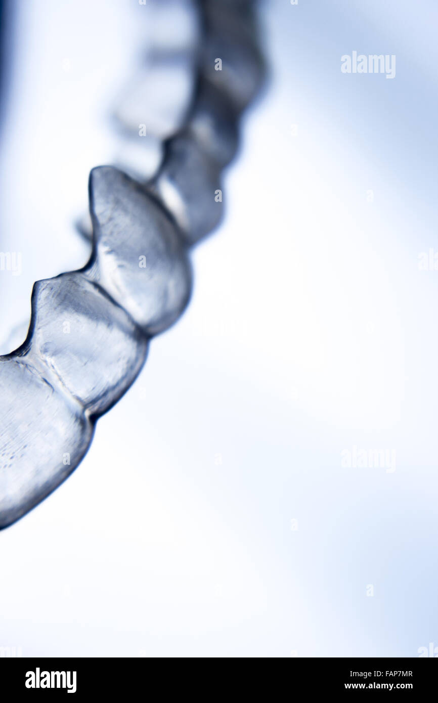 Invisible dental aligners modern tooth brackets transparent teeth ...