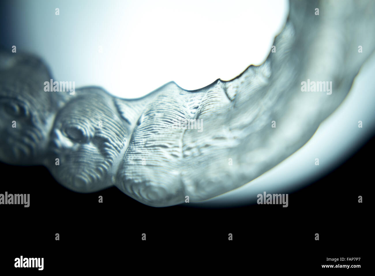 Invisible dental aligners modern tooth brackets transparent teeth ...