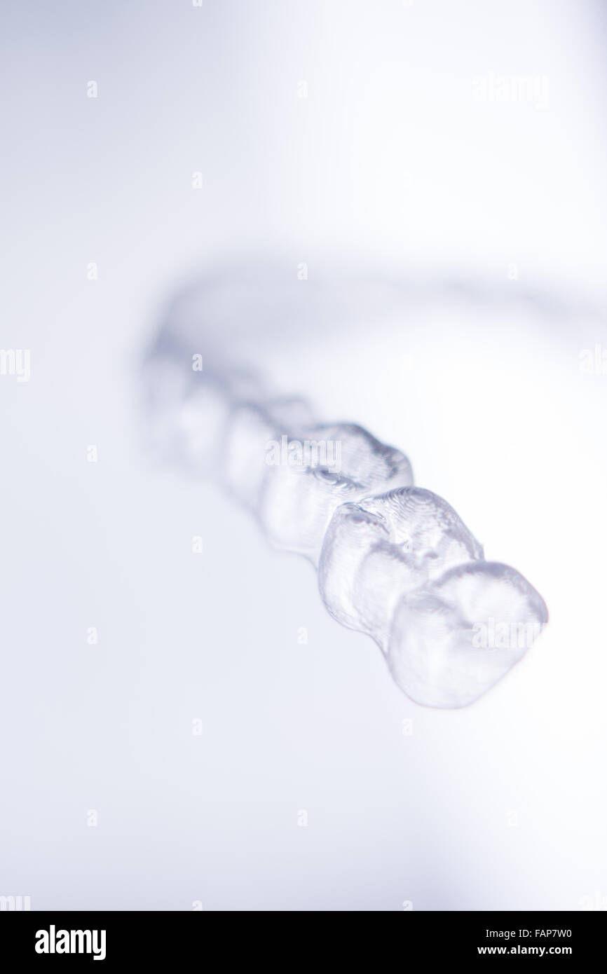 Invisible dental aligners modern tooth brackets transparent teeth ...