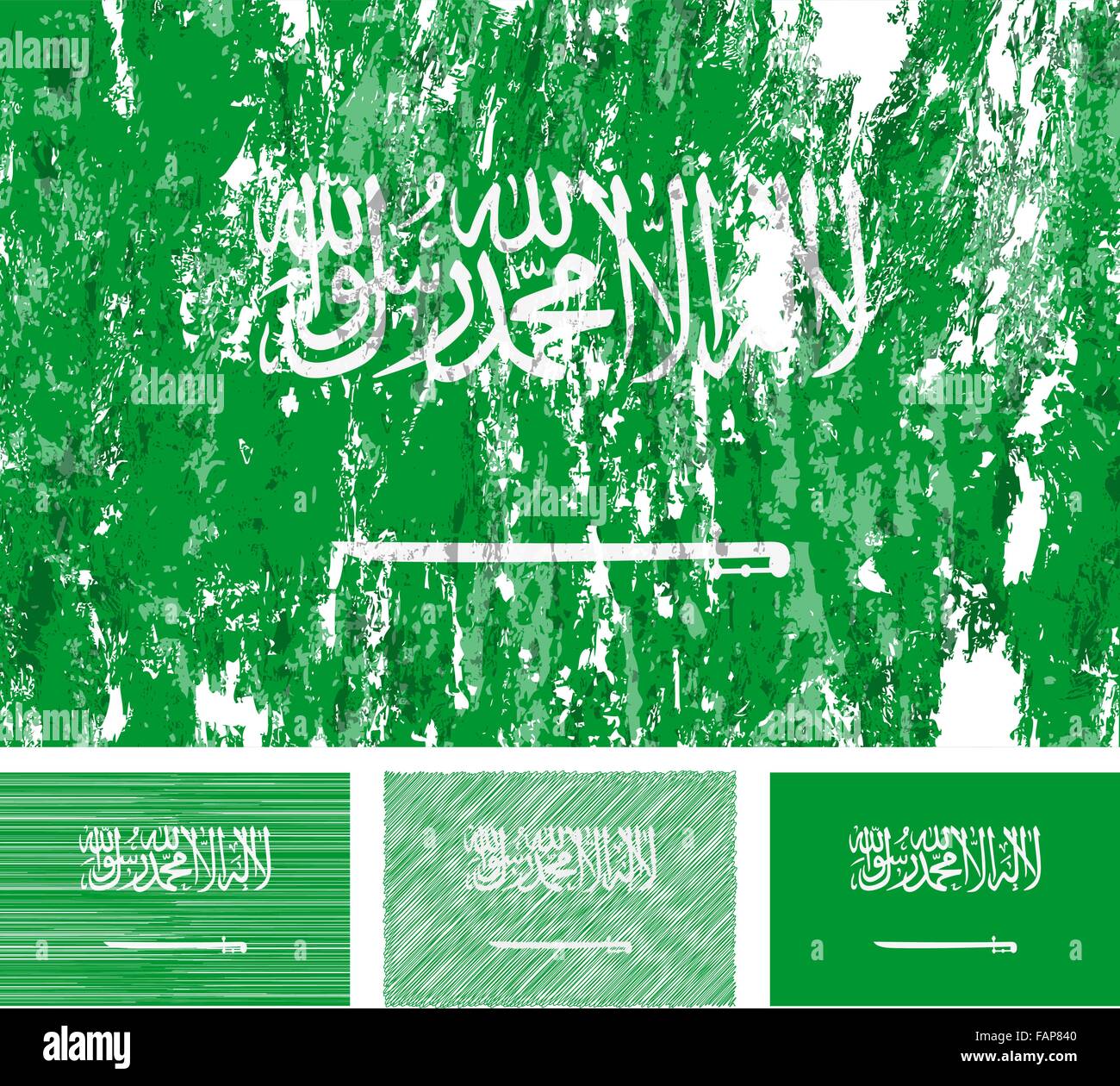 Saudi arabia flag Stock Vector Images - Alamy