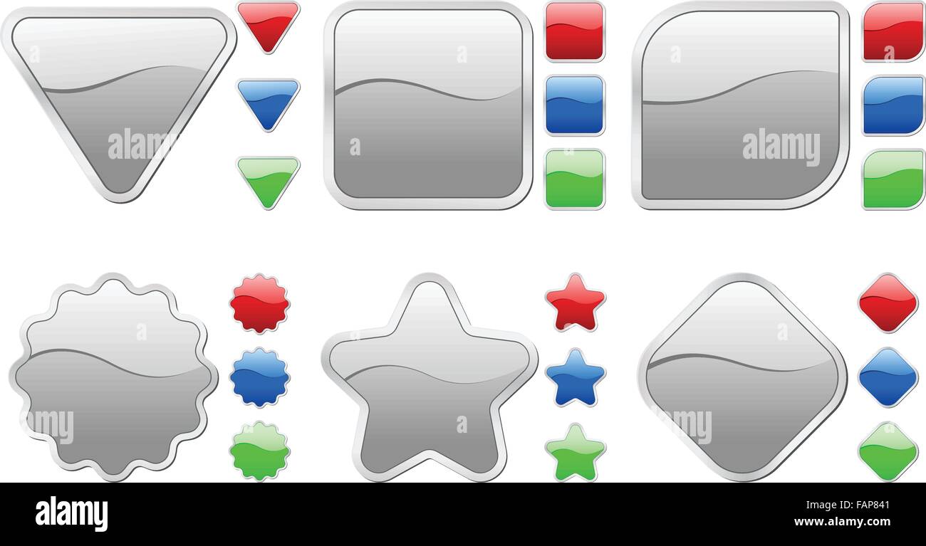 Icons set on a white background. Vector illustration Stock Vector Image ...