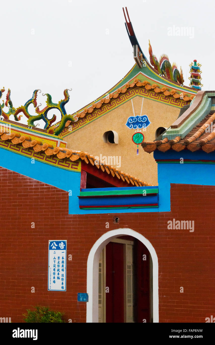 Lingxing Temple (Shibawang Gong Miao), Kaohsiung, Taiwan Stock Photo ...