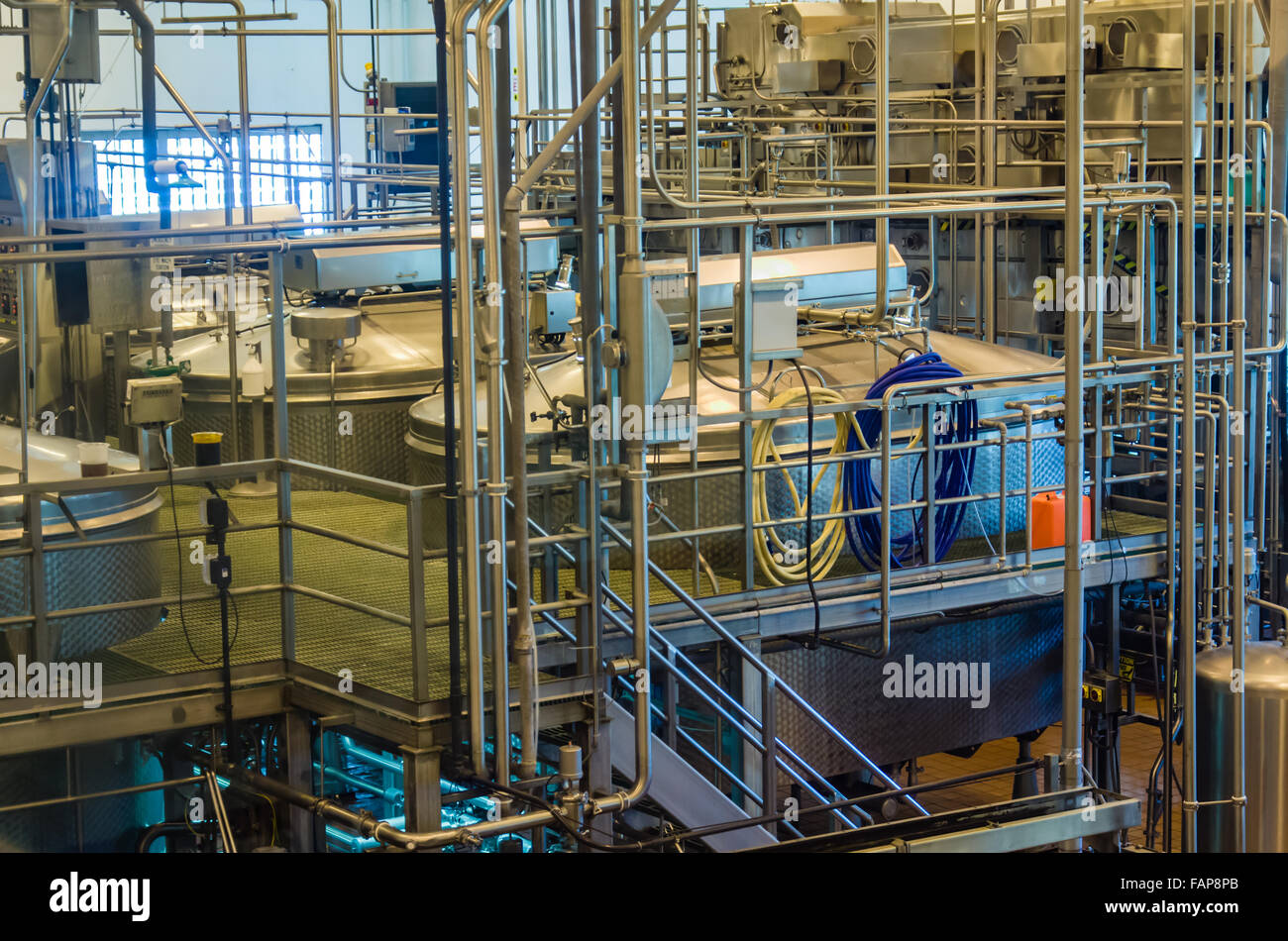 Process of turning milk into cheese hi-res stock photography and images ...