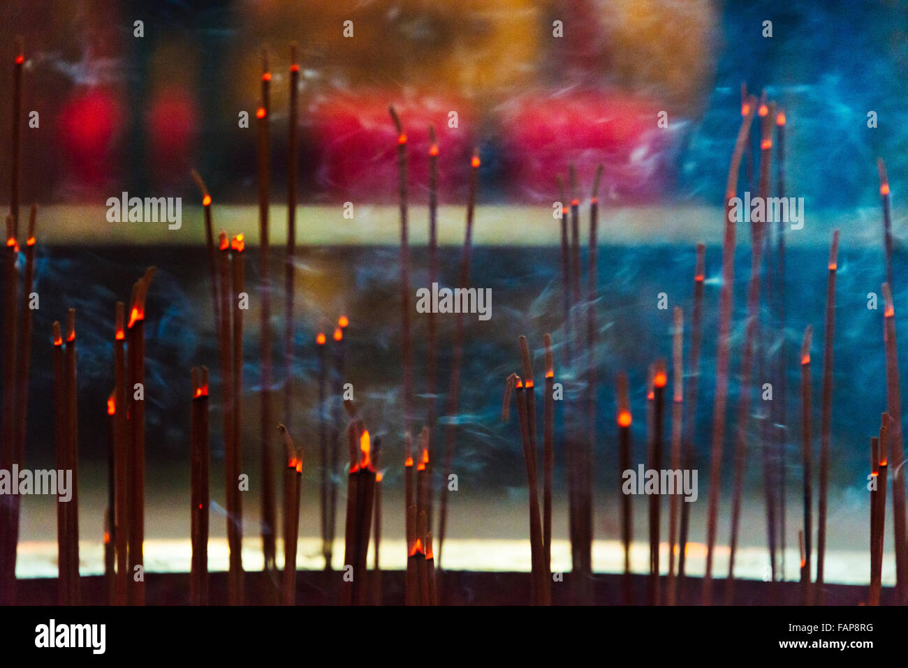 Incense burning hi-res stock photography and images - Alamy