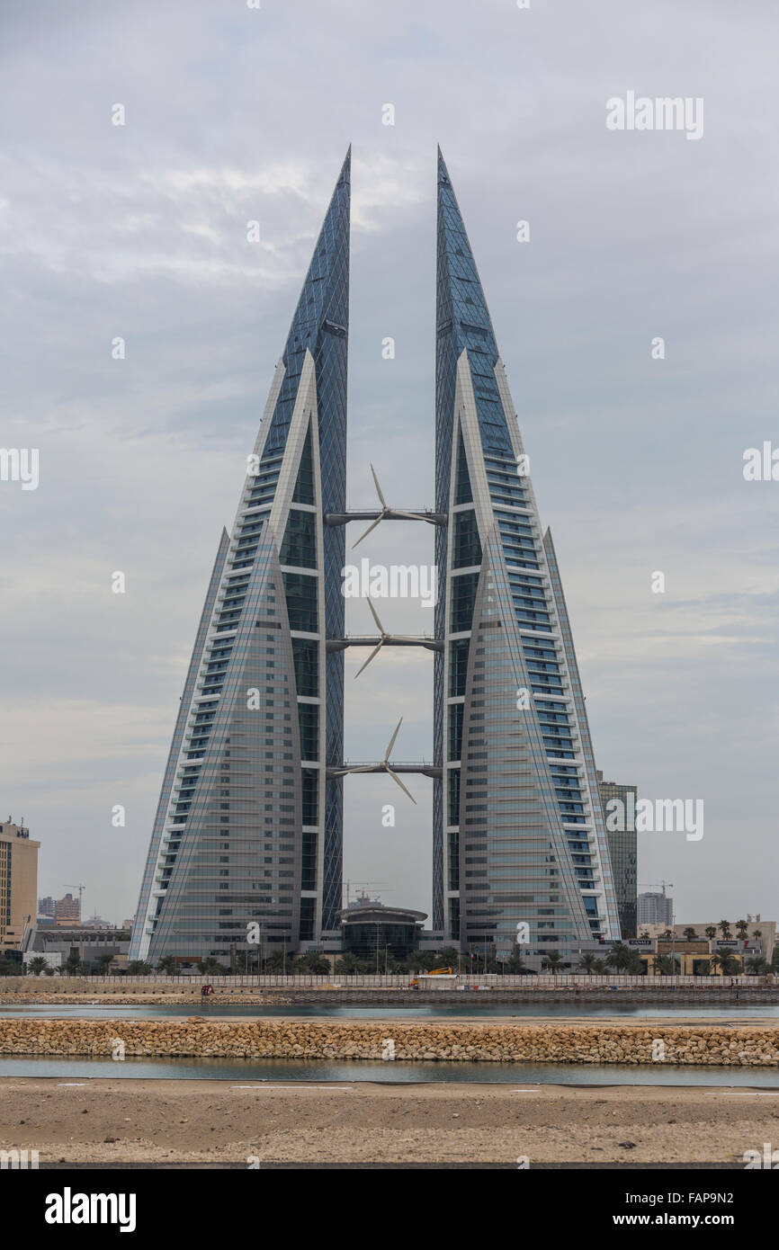 Bahrain World Trade Center, Manama, Bahrain Stock Photo - Alamy