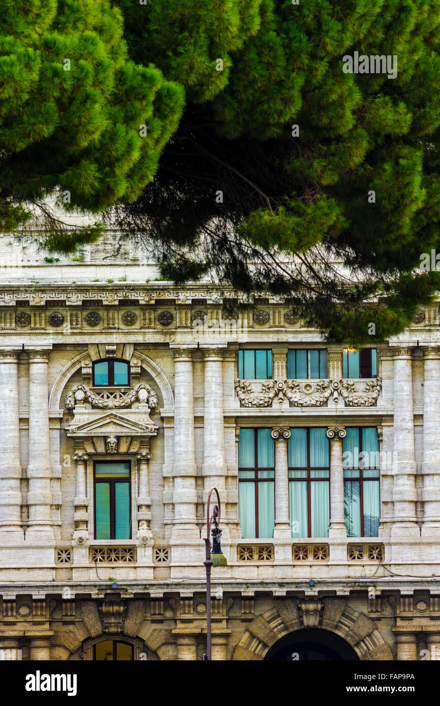 Rome Hall of Justice, Rome Stock Photo - Alamy